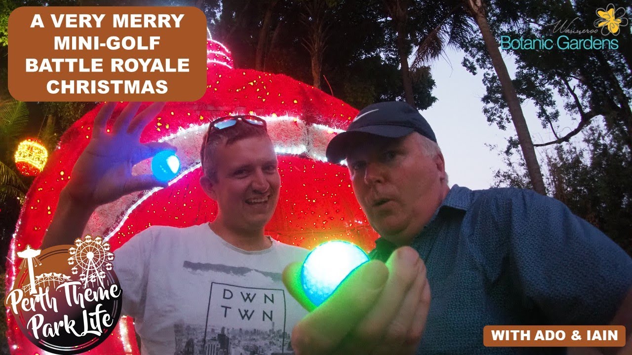 A Very Merry Mini-Golf Battle Royale Christmas #wanneroobotanicgardens ...