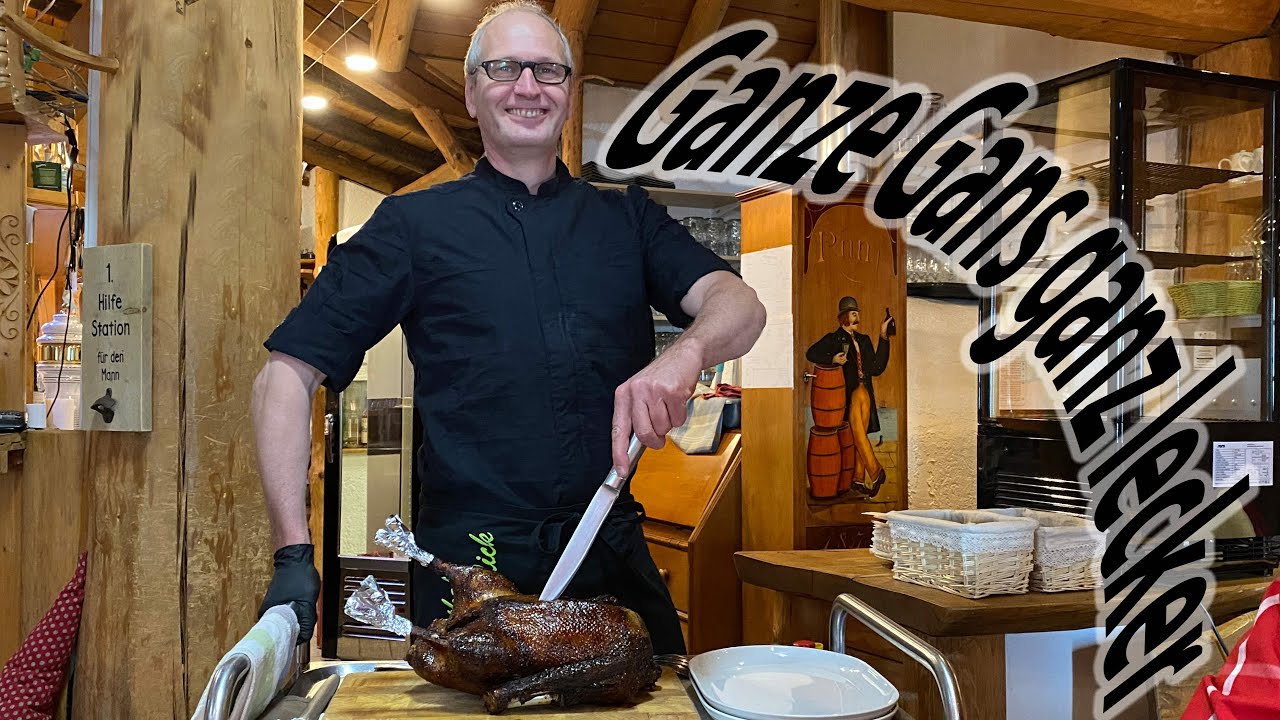 Ganze Gans ganz lecker :) - YouTube