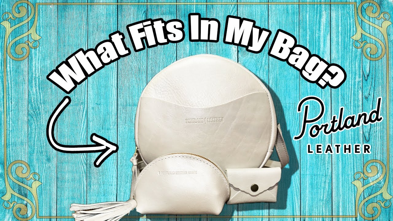 Portland Leather Goods Large Circle Bag | AKBBags - YouTube