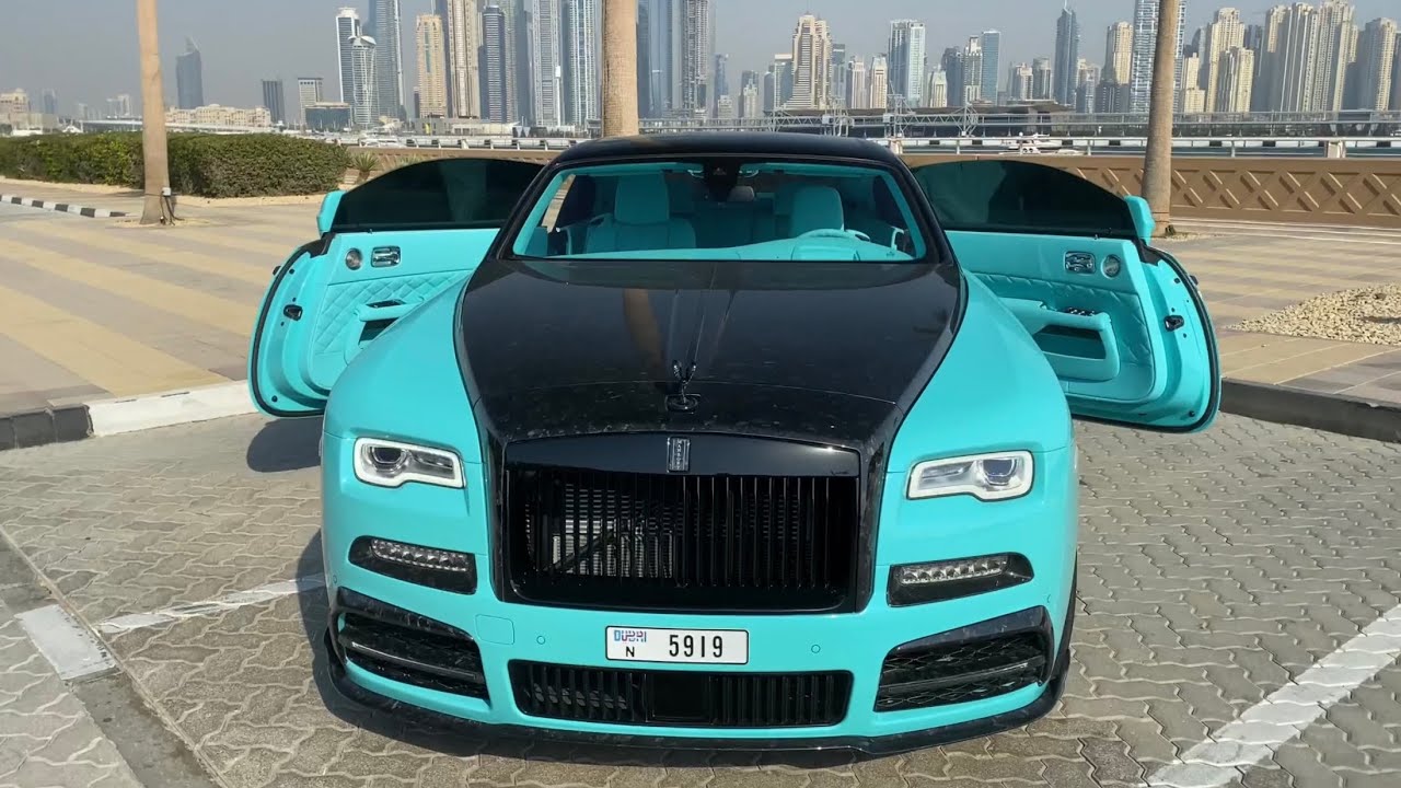 Mansory RollsRoyce Wraith Spirit of turquoise Edition 🤑 1 of 1 in the ...