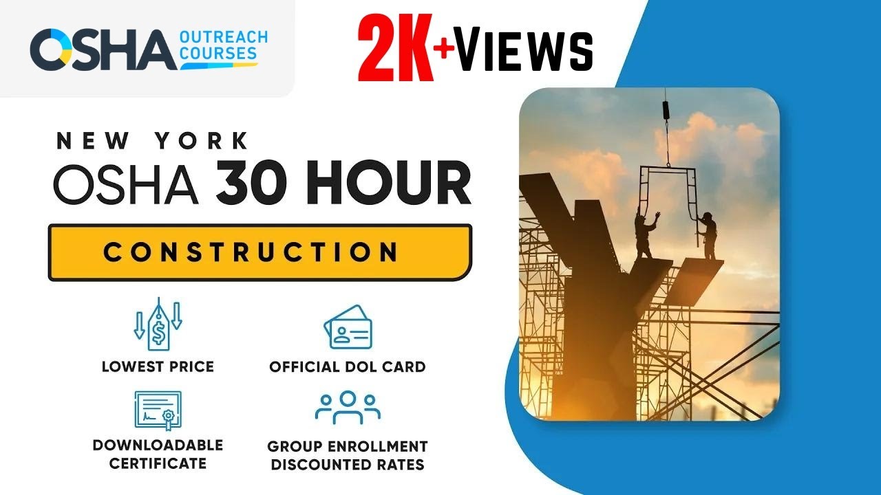 New York OSHA 30 Hour Construction YouTube New York OSHA 30 Hour Construction YouTube