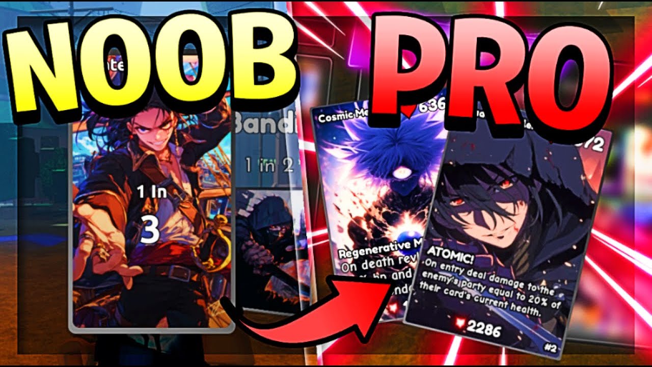 I Went From Noob To PRO In Anime Card Battle EP 1 (INSANE LUCK) - YouTube