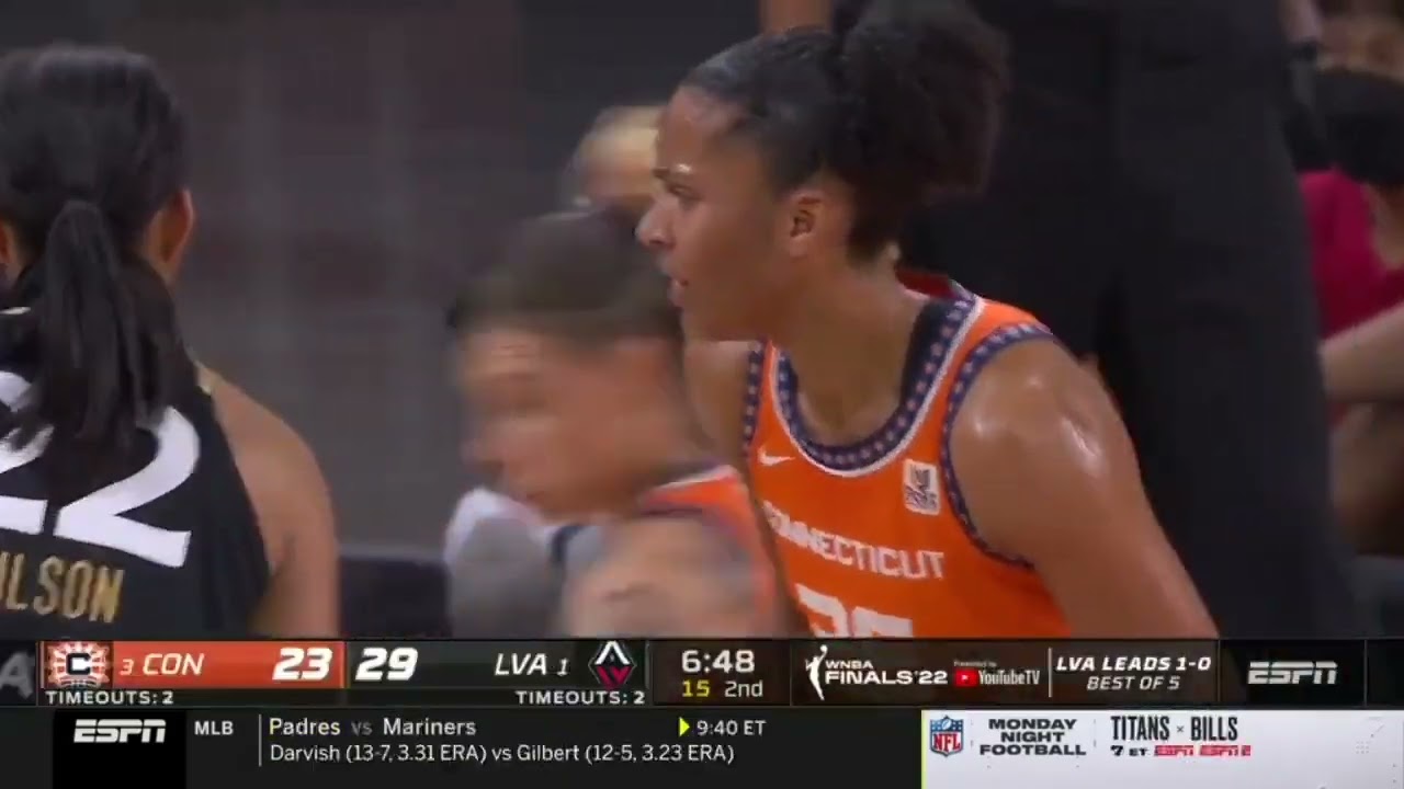 Chelsea Gray vs CONN 21 PTS 8 AST WNBA FINALS GAME 2 9.13.22 - YouTube