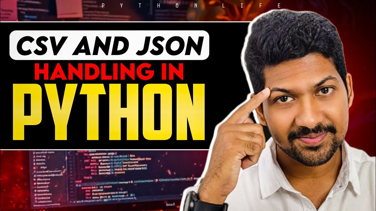 Csv and json Python Handling - YouTube