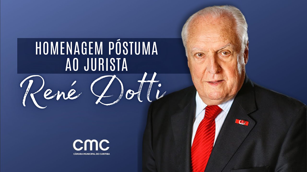 René Dotti - Homenagem Póstuma ao jurista - YouTube