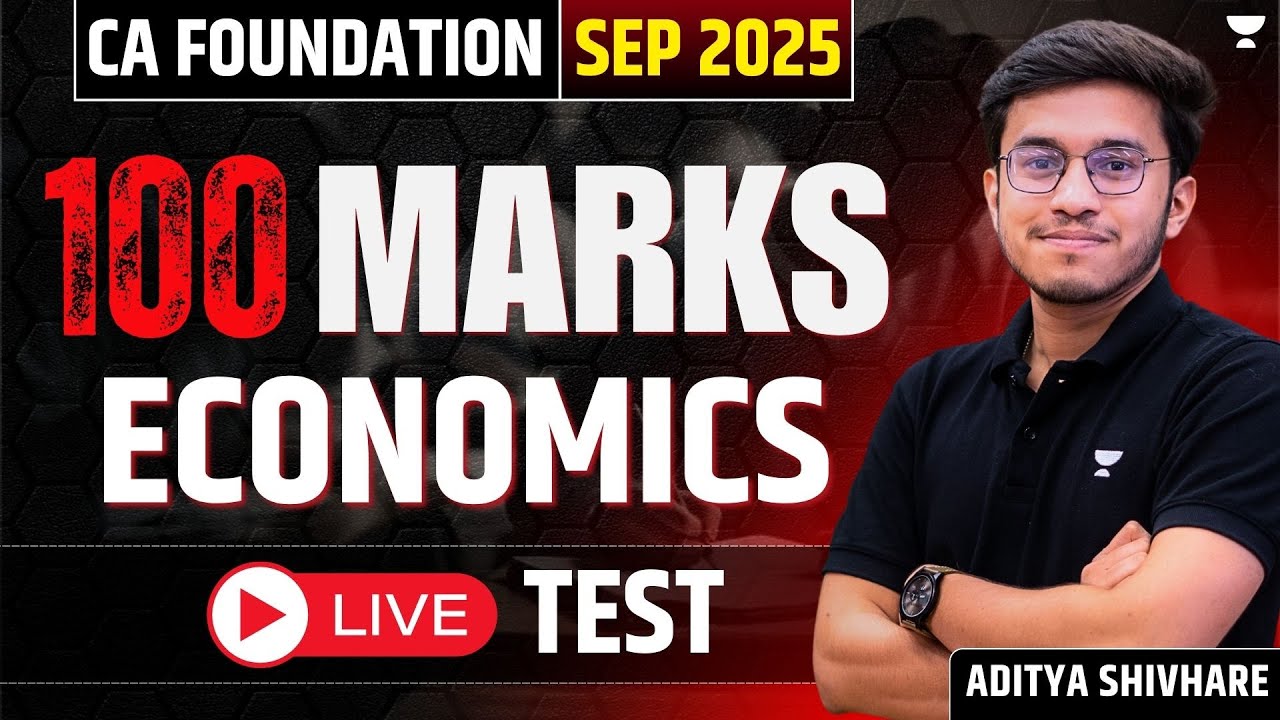 100 Marks Business Economics Mock Test Paper with solutions | CA ...