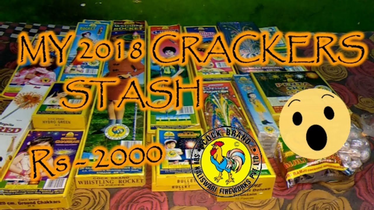 OMG! Rs 2000 crackers stash unboxing || 2018 - YouTube