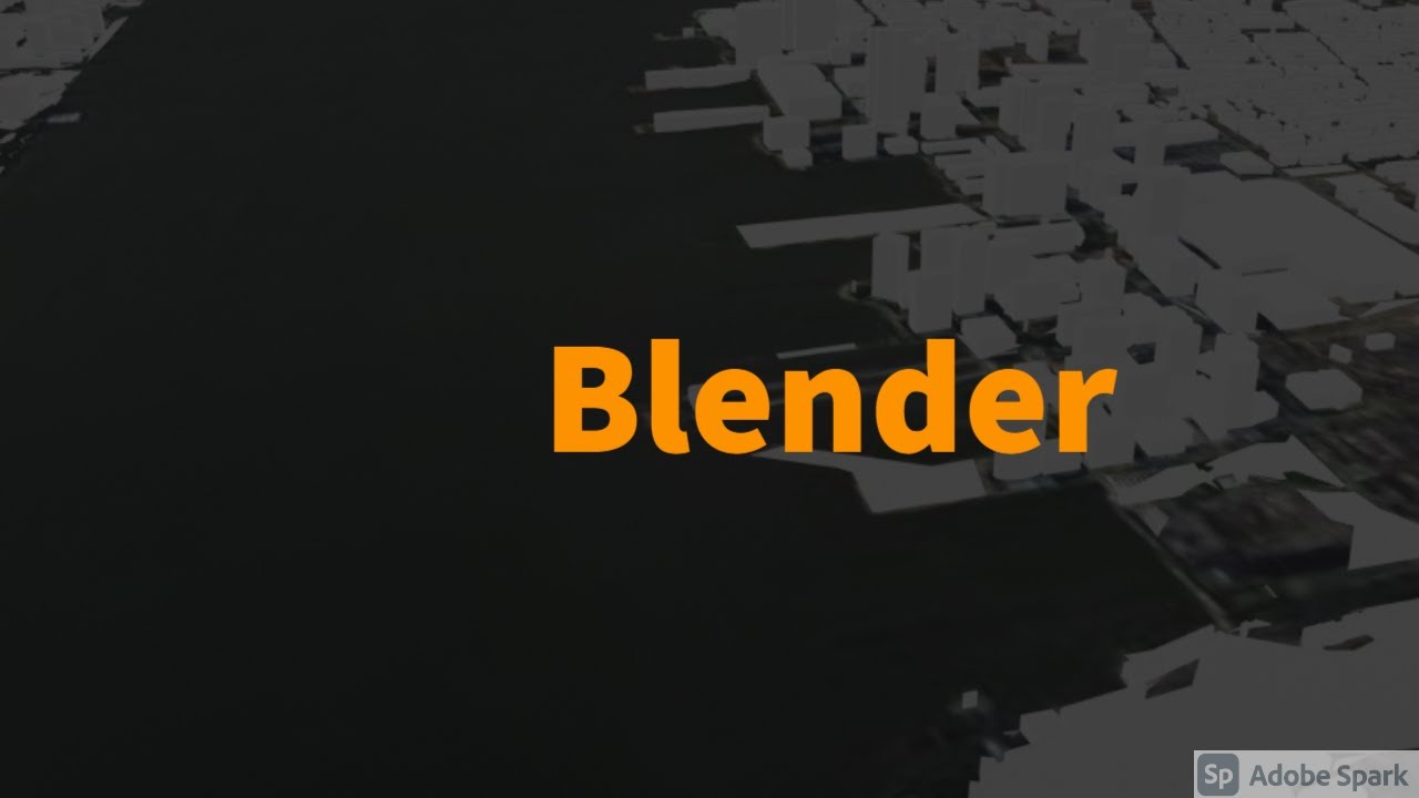 How To Make A 3D City In Blender (Blender GIS) (2021) - YouTube