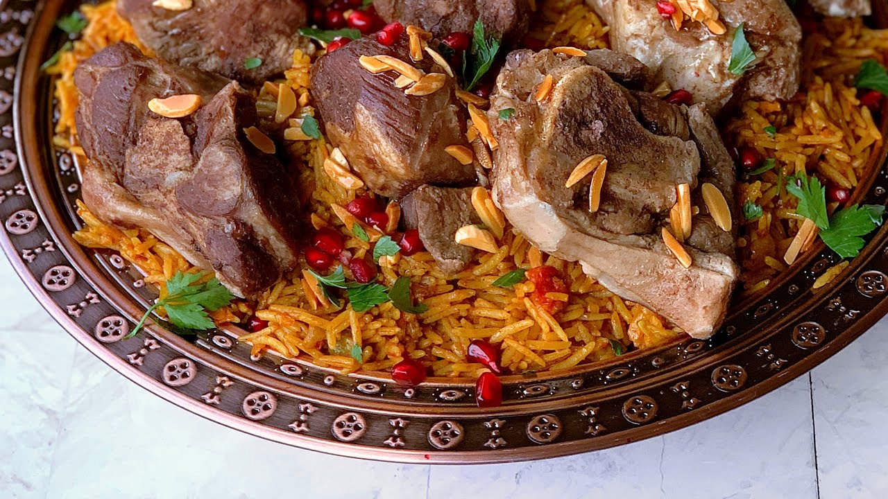 How to make a delicious lamb kabseh - YouTube