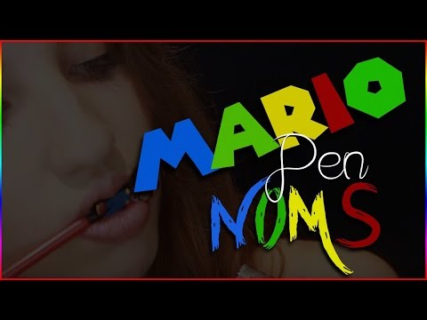 ASMR Pen Noms ~ Plastic Chewing & Mouth Sounds