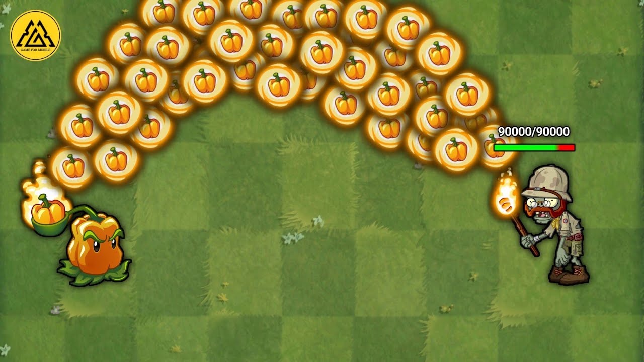 Plants Vs. Zombies 2 !! Every 100 plants Vs Explorer Zombie With 90000 ...