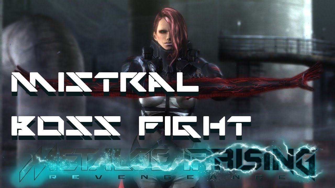 Metal Gear Rising: Revengeance Mistral Boss Fight - YouTube