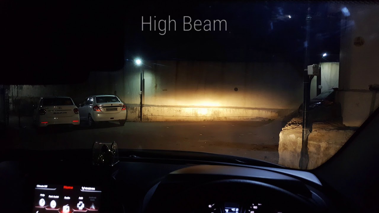 Tata nexon headlight beam - YouTube
