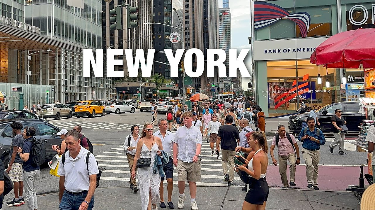 New York City LIVE Manhattan Heat Wave & Thunderstorms on Friday (July ...