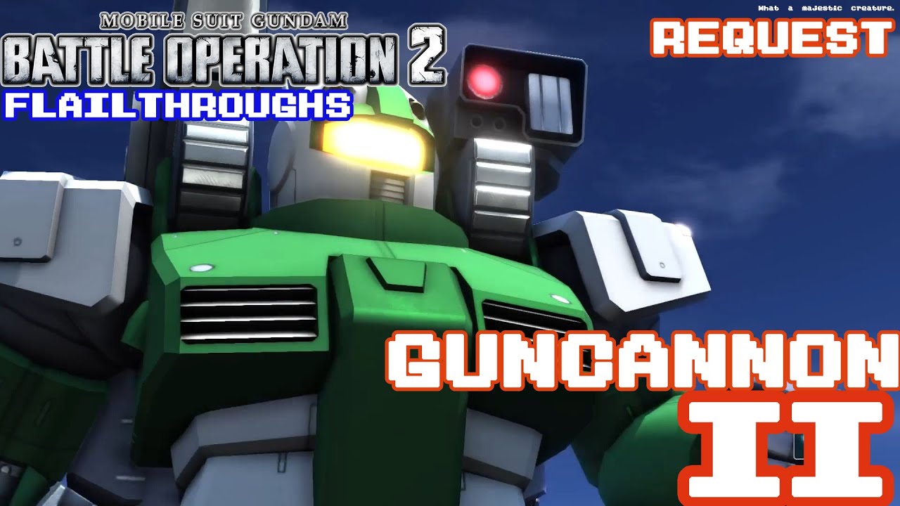 Gundam Battle Operation 2: RX-77-4 Guncannon II In The Military Base ...