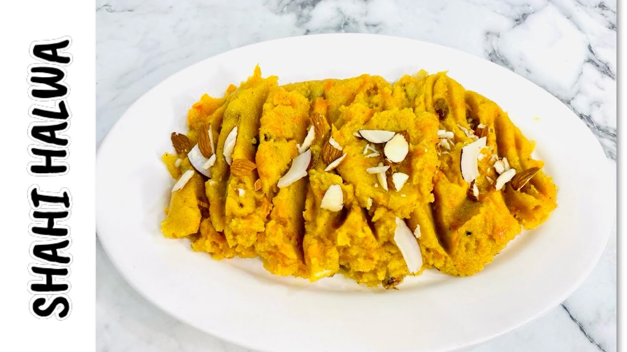Shahi Halwa Recipe in English carrot and samolina Halwa - YouTube