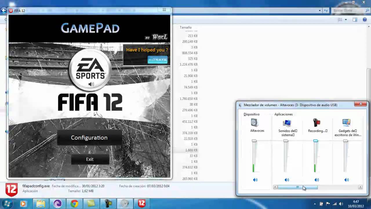 como cambiar los controles de fifa 12 (de obievasquez16) - YouTube