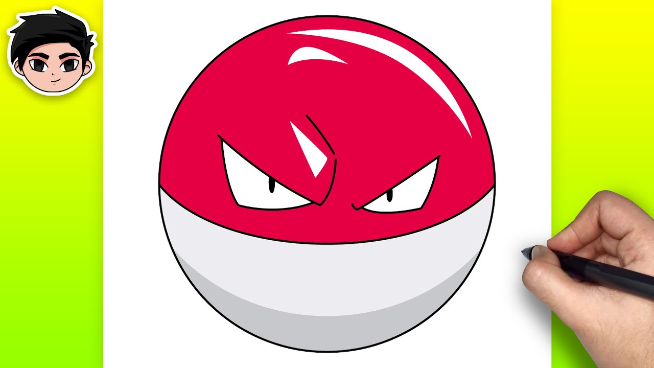 How To Draw VOLTORB | Pokemon - Easy Tutorial - YouTube