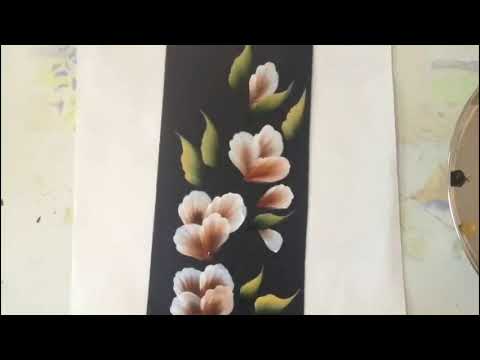 Stunning One Stroke Painting Time Lapse - YouTube