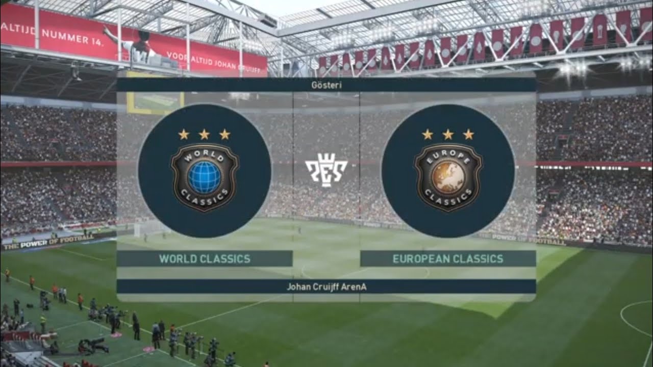 PES SOCCER 2019 - 2020 WORLD CLASSICS - EUROPEAN CLASSICS - JOHAN ...