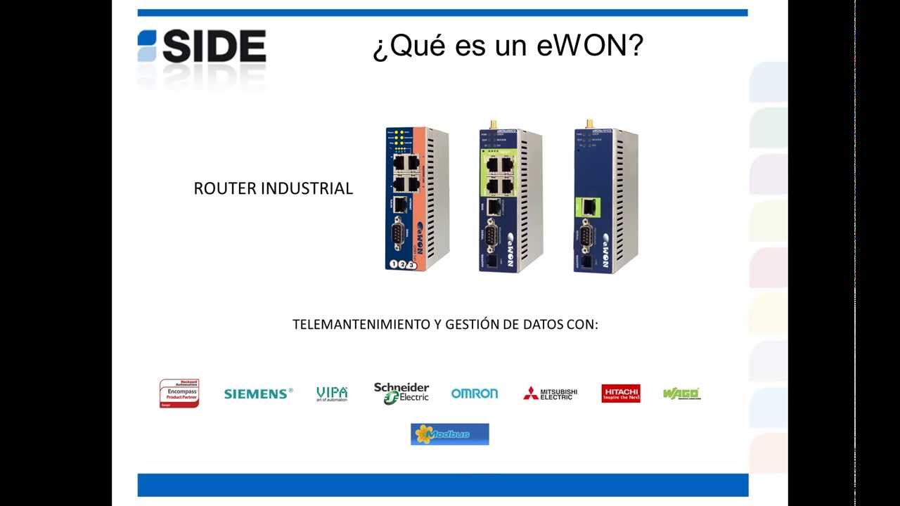 ¿Qué es un eWON? - Router industrial acceso remoto - Tutorial - YouTube