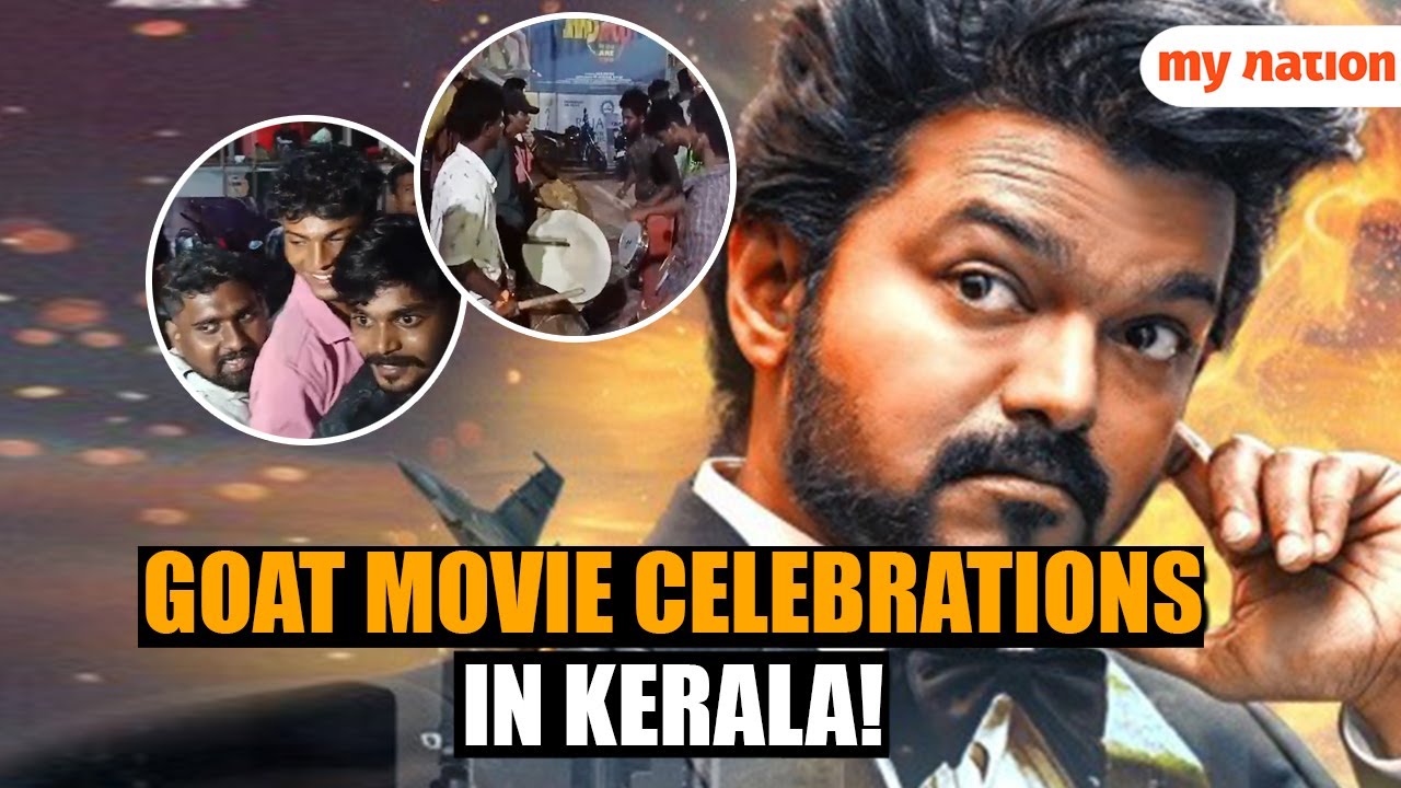 Thalapathy Vijay's GOAT Movie Celebrations at Kerala's Aroma Theater ...