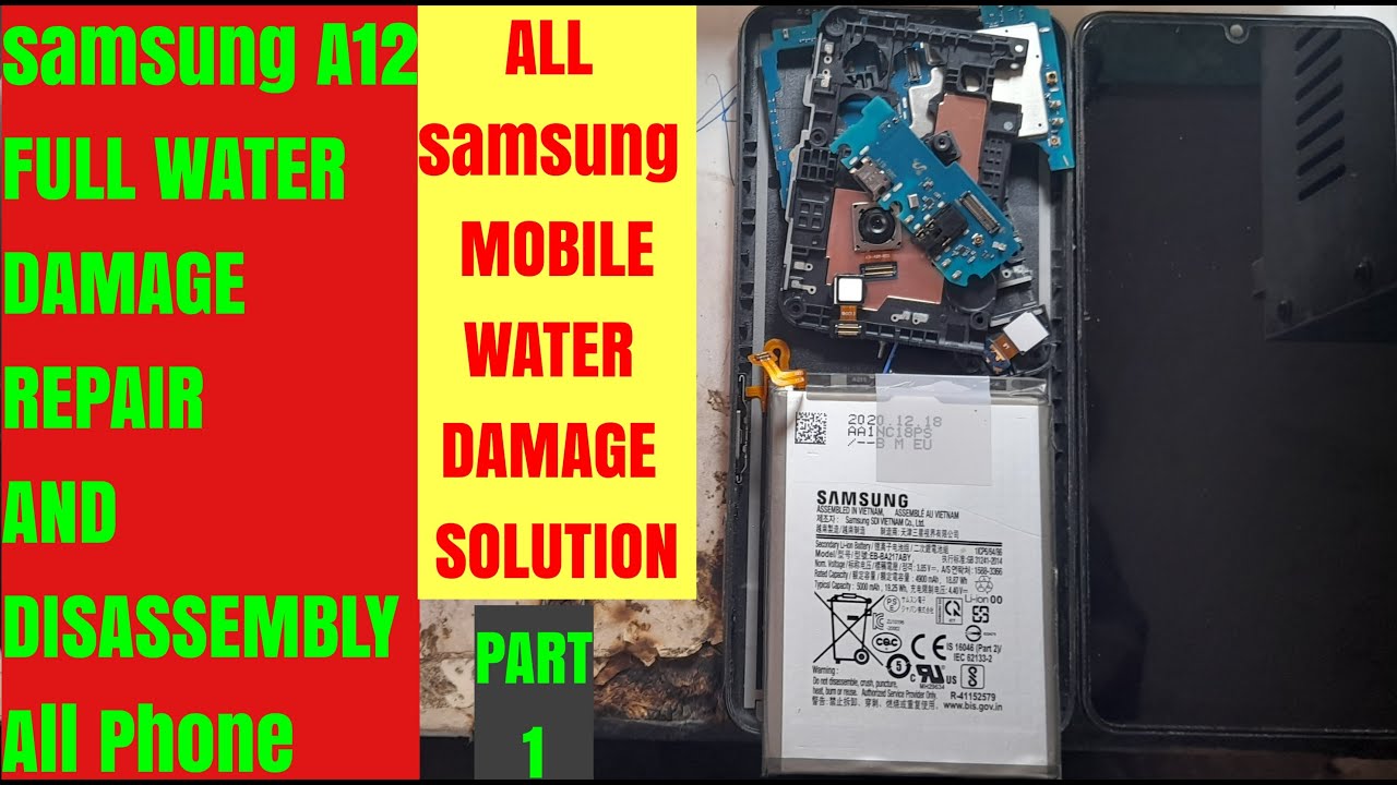 Samsung A12 water damage repair samsung A12 dead Solution And ...