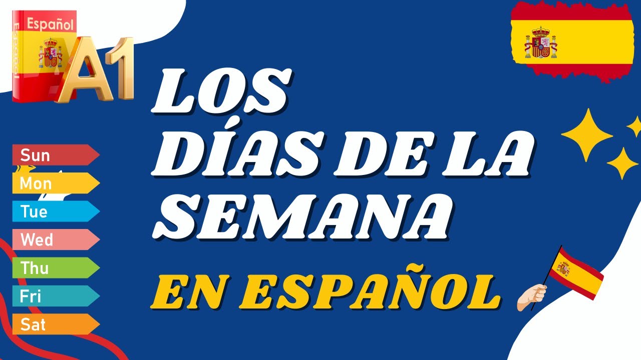 Basic Spanish : Days of the week in spanish| Les jours de la semaine en ...