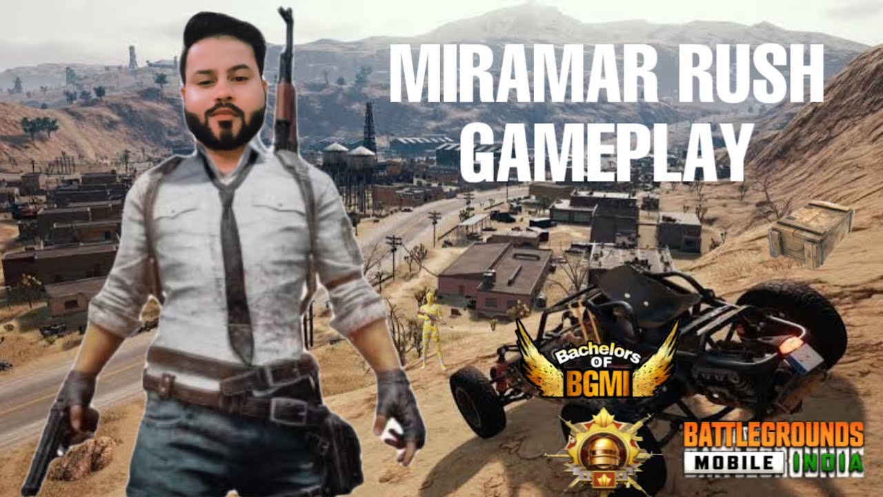 MIRAMAR || BGMI || RUSH GAMEPLAY || - YouTube