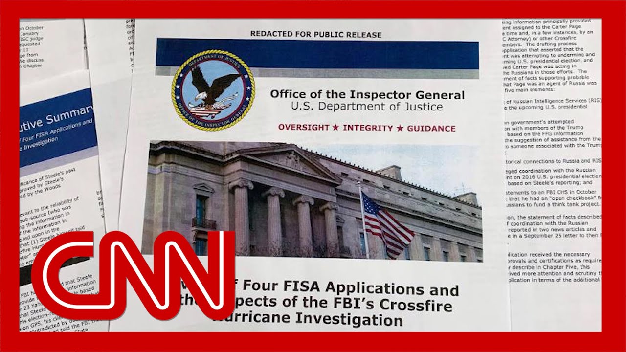 Inspector general: FBI properly opened its investigation - YouTube