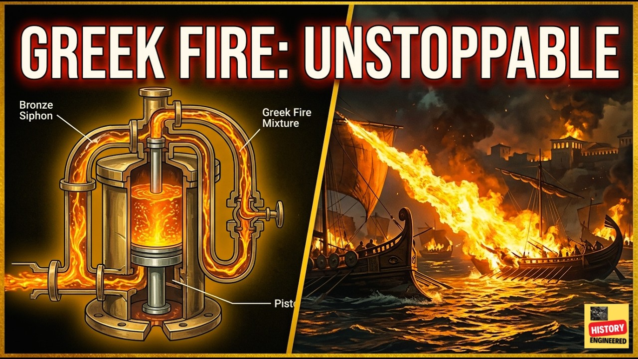 Greek Fire EXPLAINED The Secret Weapon - YouTube
