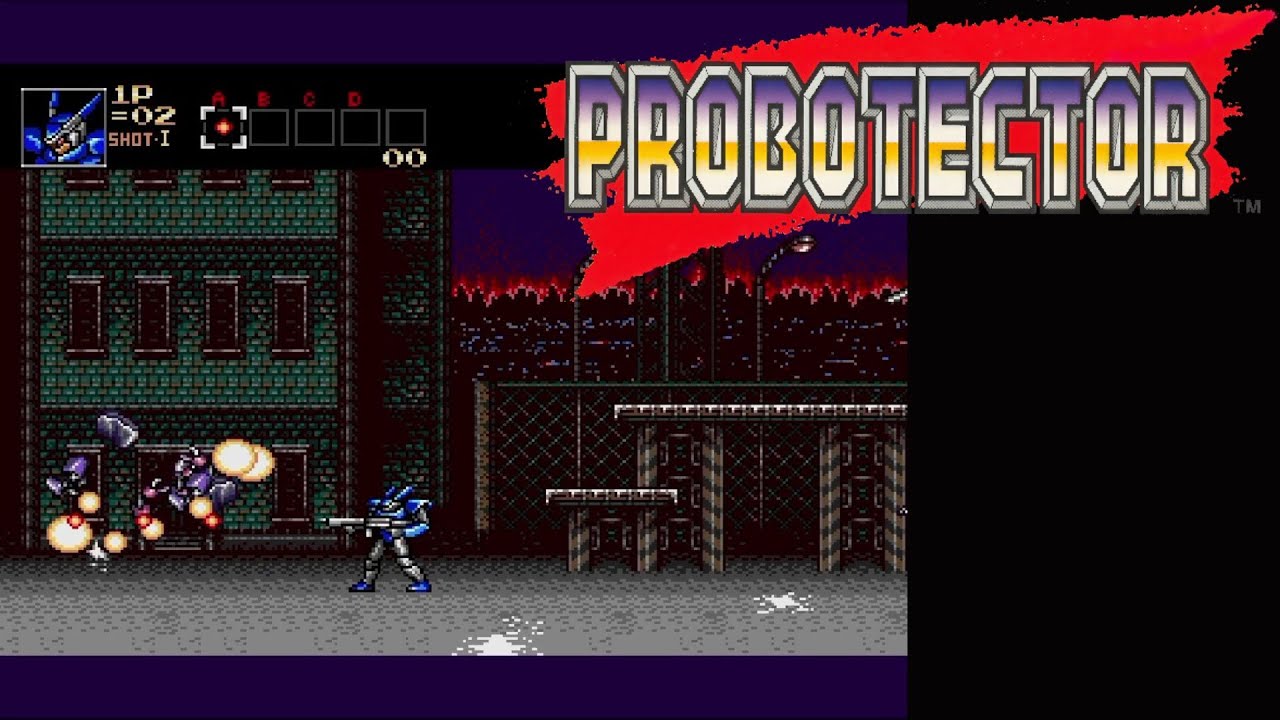 Probotector - Nintendo Switch Gameplay - YouTube