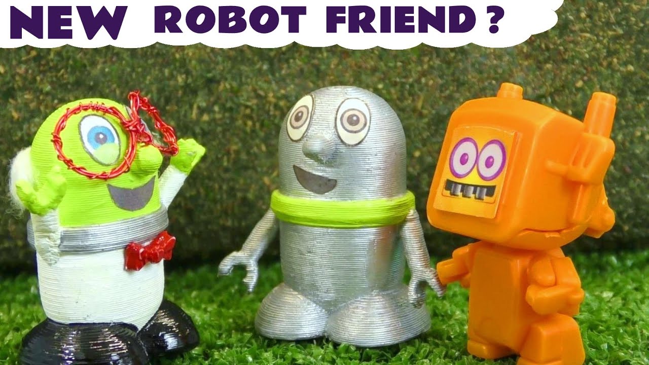 Robot Funling makes a New Best Friend - Fun Funlings Toys Story - YouTube