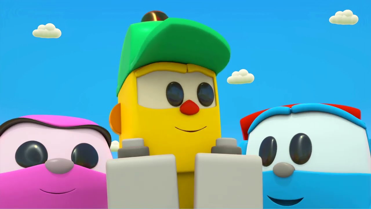 Lea the Truck & water slides. Car cartoons & Educational videos. Learn ...