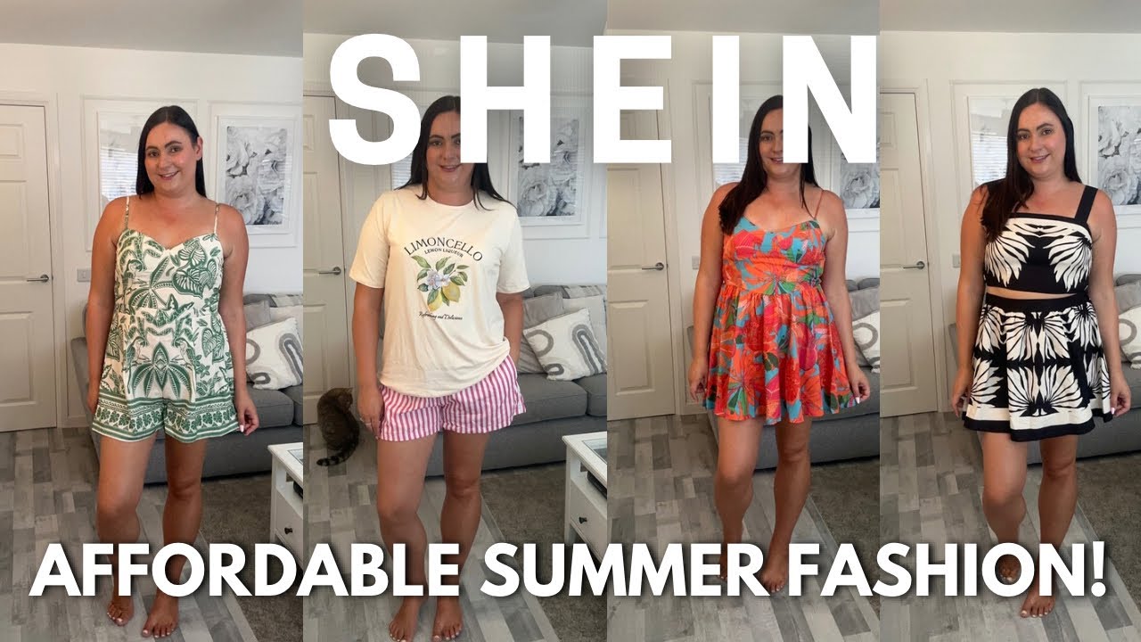 HUGE Shein Summer Haul 🌞 | Affordable Holiday Outfits, Ladies Try-On ...