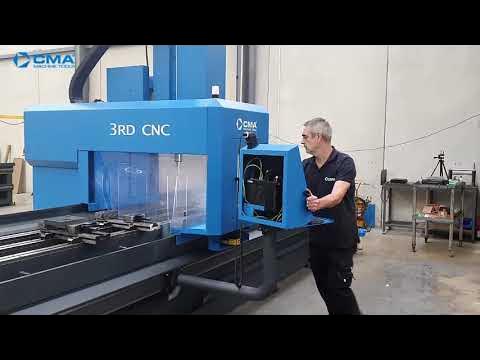 CMA 3RD CNC Drilling center - YouTube