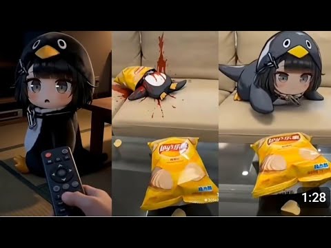 Gugugaga funny and cute videos #gugugaga #chibi #cutevideo #cute #adorable #kawaii #ai #moments