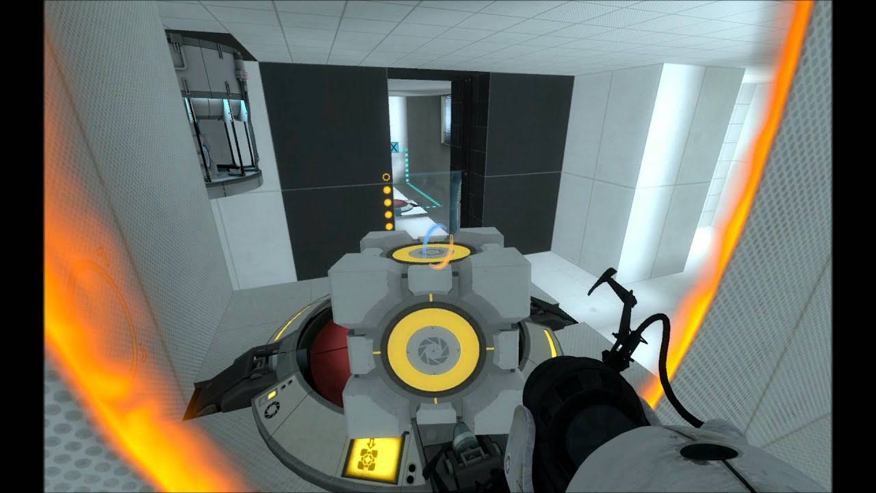 Portal 1 test chamber 9 - YouTube