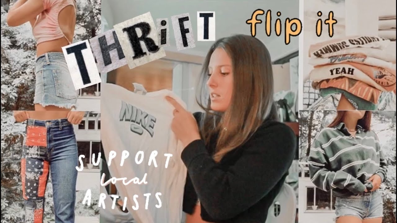 My small THRIFT business, how i thrift + flip clothes (TRY ON HAUL ...