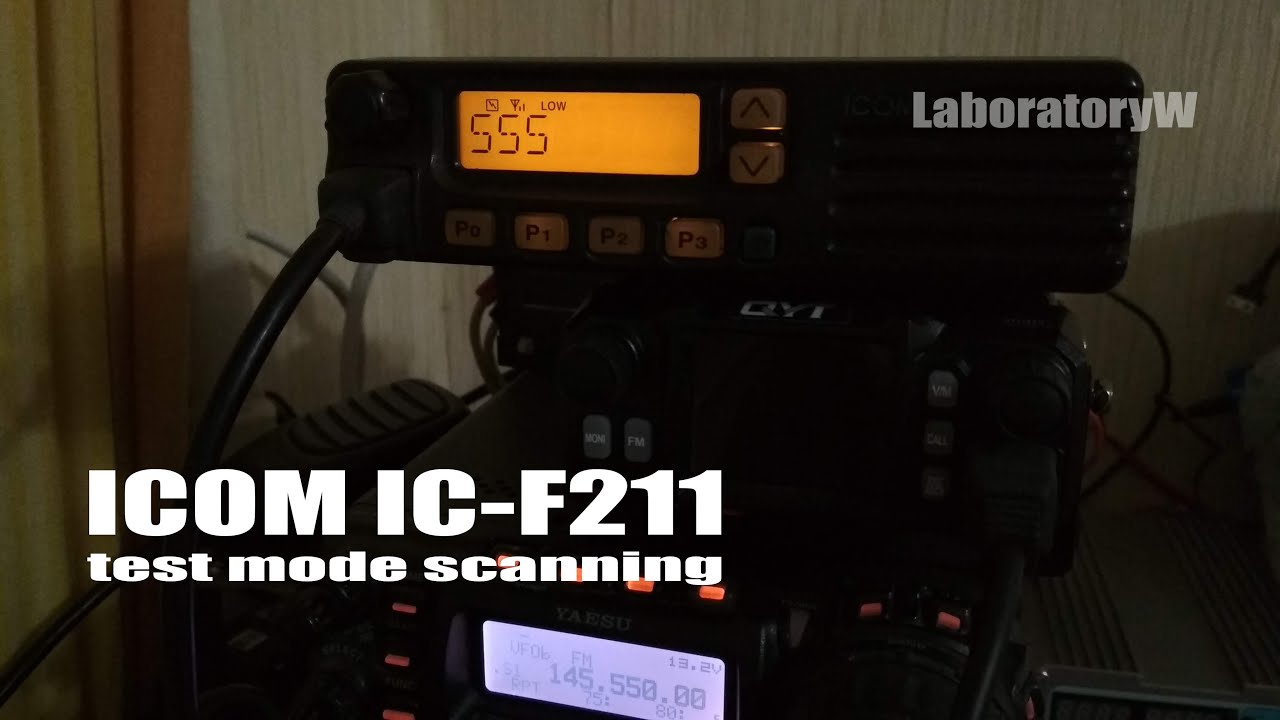 Режим сканирования в Icom - YouTube