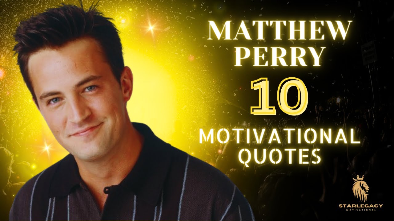 Chandler Bing: 10 Inspirational Quotes from Matthew Perry - YouTube
