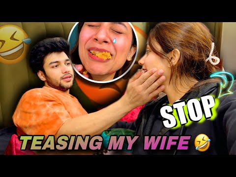 TEASING MY WIFE 🤣| @tusharshrutivlogs 