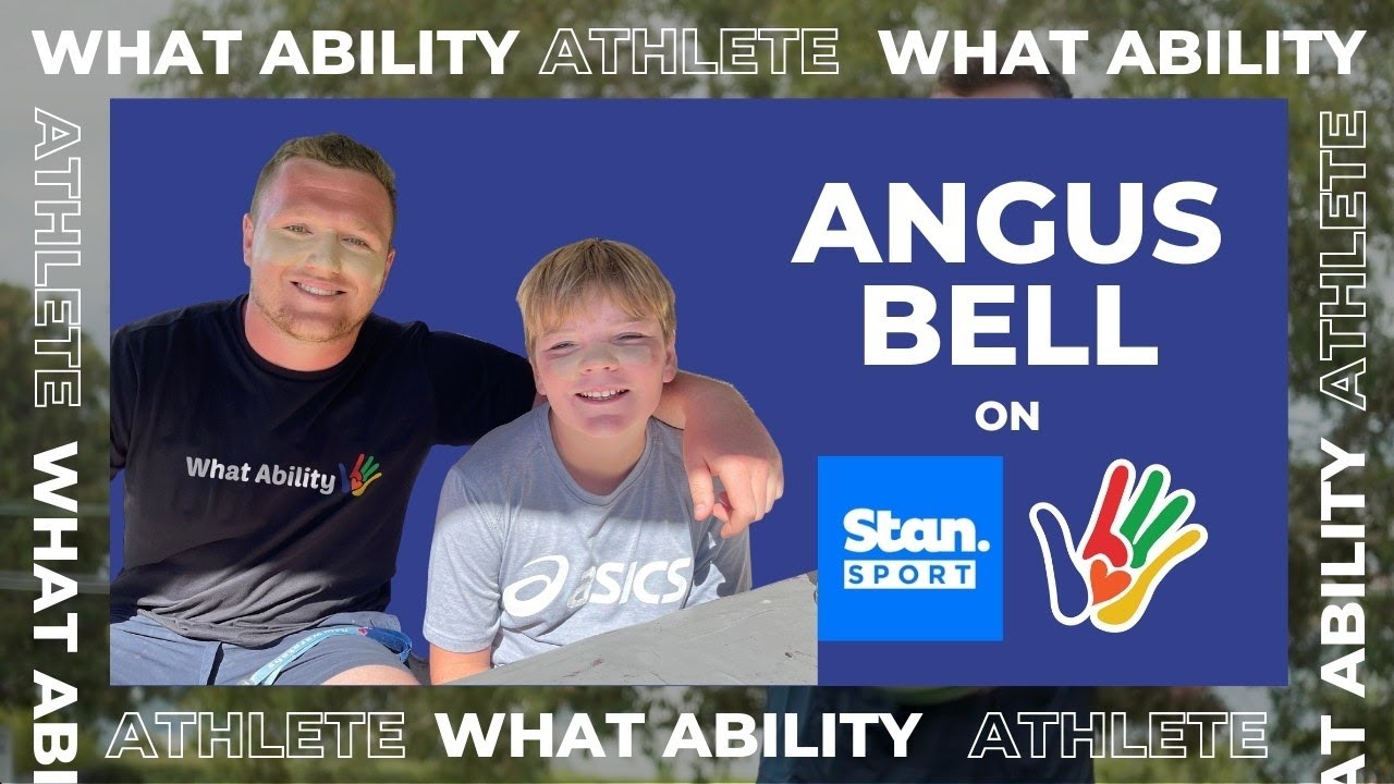 What Ability Ambassador Angus Bell on Stan Sport - YouTube