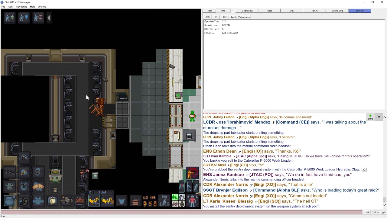 Flying Walkman - Space Station 13 Colonial Marines Archival - YouTube
