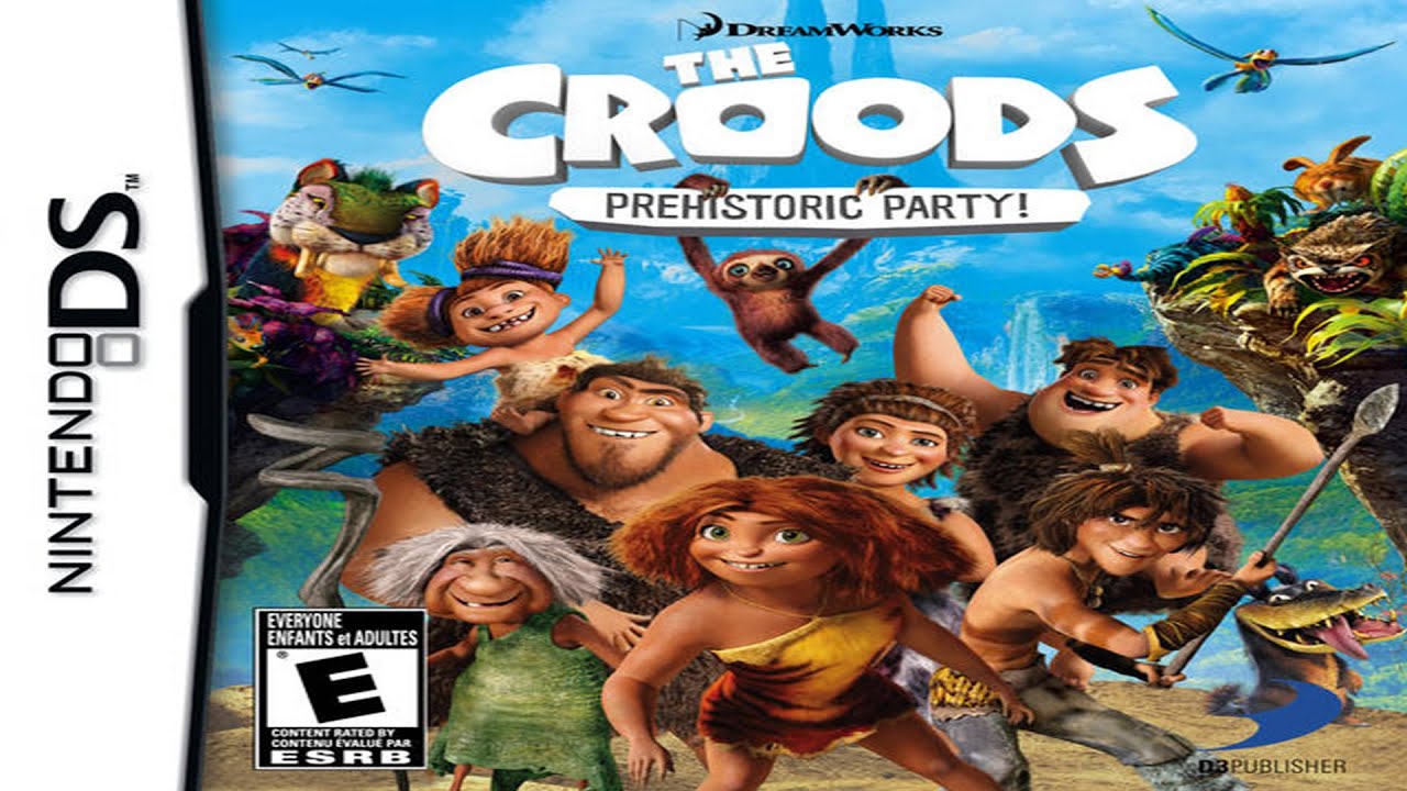 DreamWorks The Croods: Prehistoric Party! Gameplay Nintendo DS - YouTube