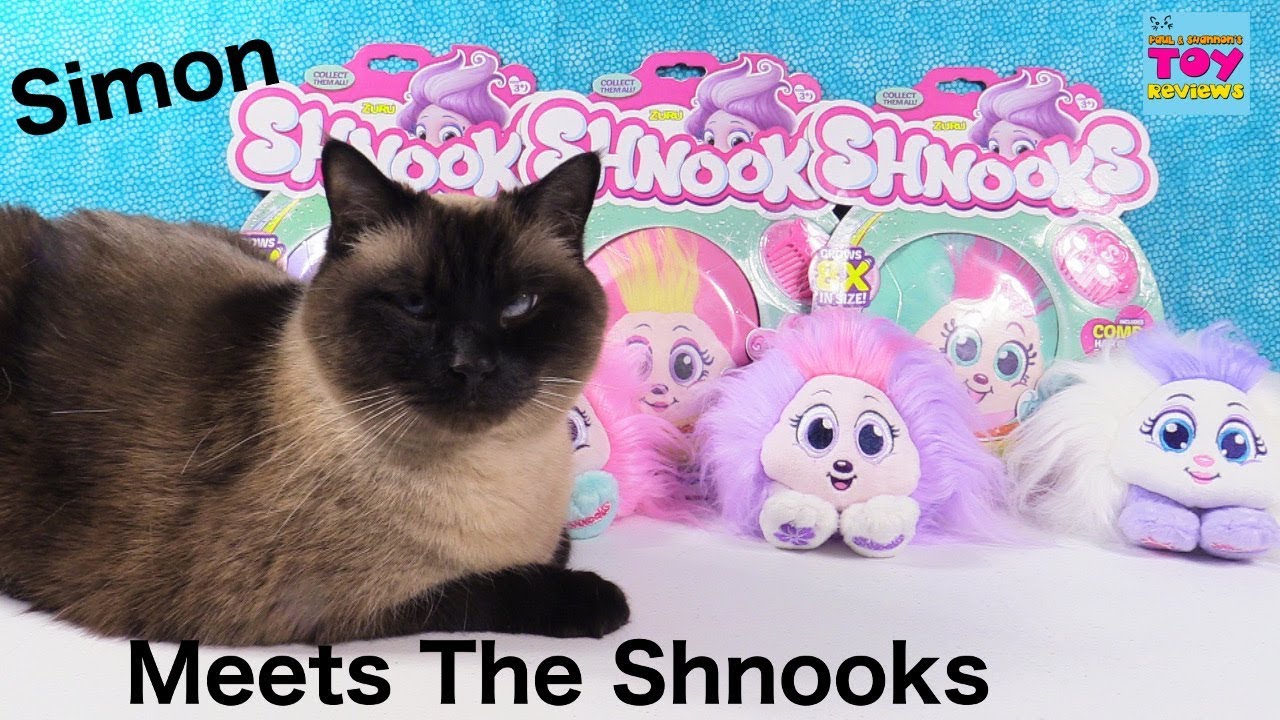 Simon Meets The Shnooks New Plush Best Friends Unboxing Toy Review ...