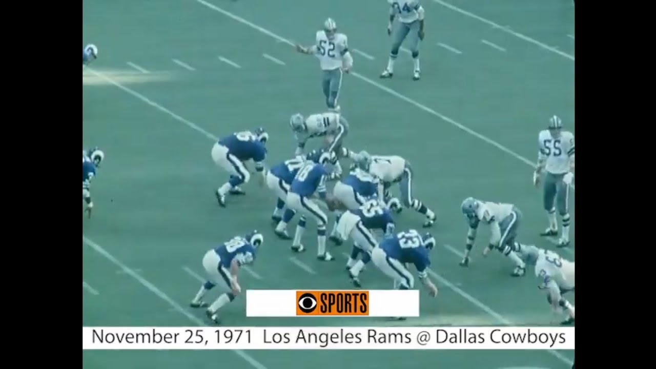 1971-11-25 Los Angeles Rams @ Dallas Cowboys - YouTube