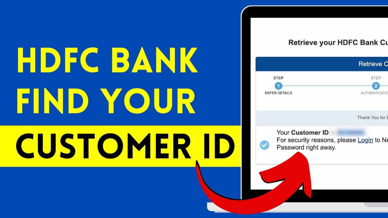 Find / Know Your HDFC Customer ID in case Forgotten - YouTube