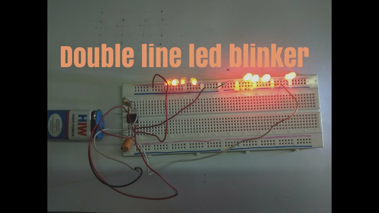Double line led blinker in hindi - YouTube
