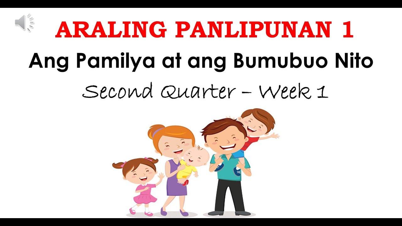 Ang Pamilya at ang Bumubuo Nito (Araling Panlipunan 1 - Q2W1) - YouTube